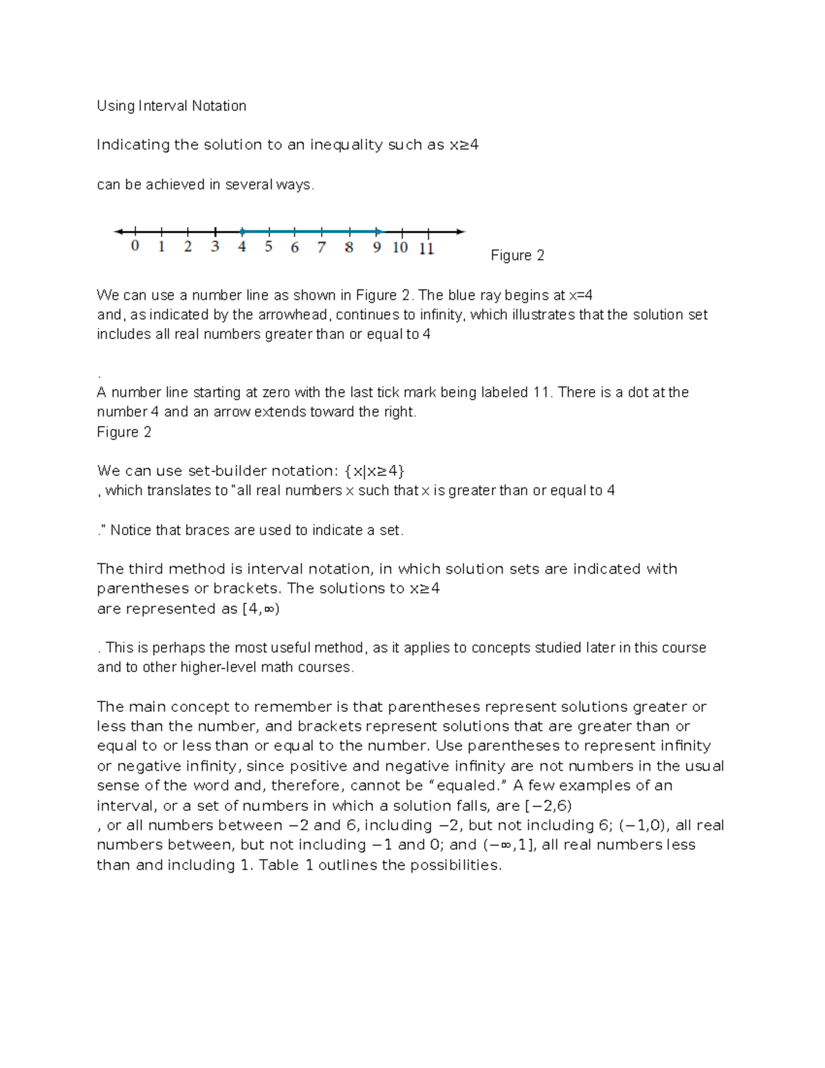 Using Interval Notation to Solve Inequalities - MATH 1-3 Activities ...