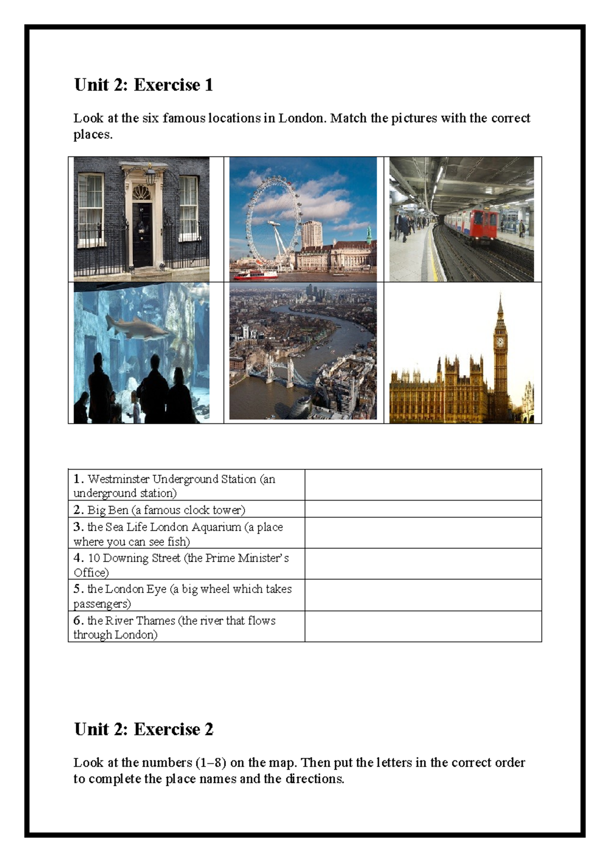 Unit 2: Writing Task - Comparing Restaurant Locations in Paris - Studocu