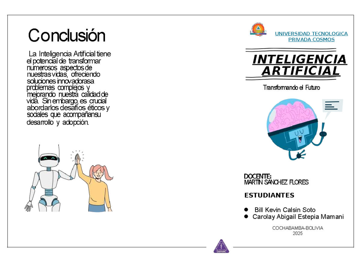 Tríptico: Resumen Completo sobre Inteligencia Artificial 2025 - Studocu