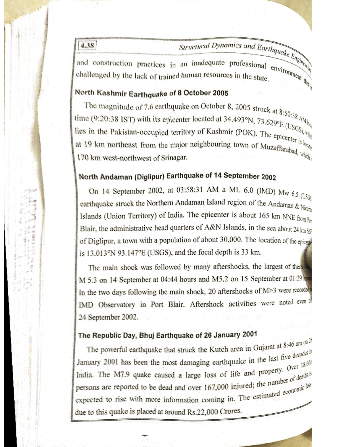 Study material - Pfa - 4 Structural Dynamics and Earthquake and ...