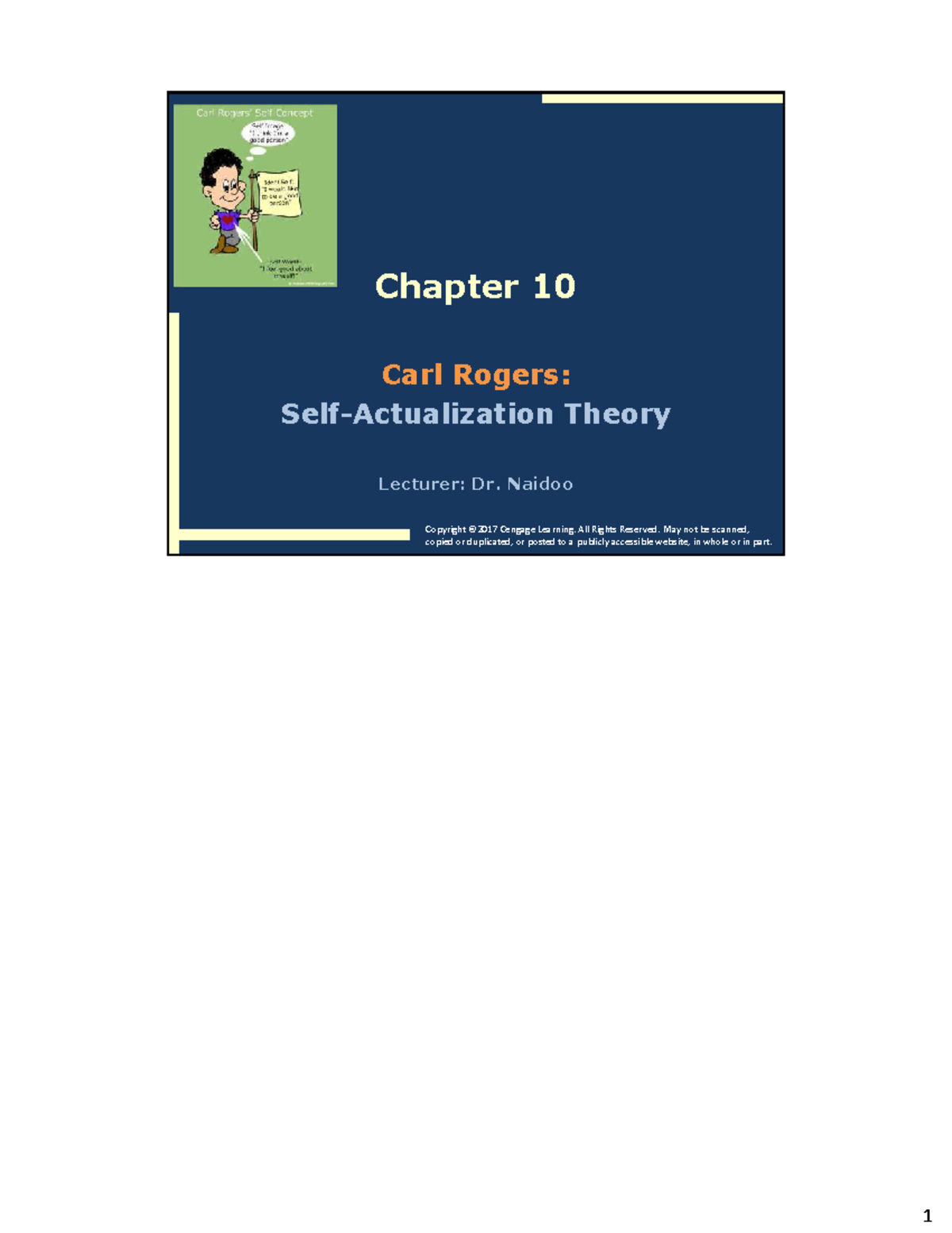 Chapter 10: Carl Rogers' Insights on Self-Actualization and Person ...
