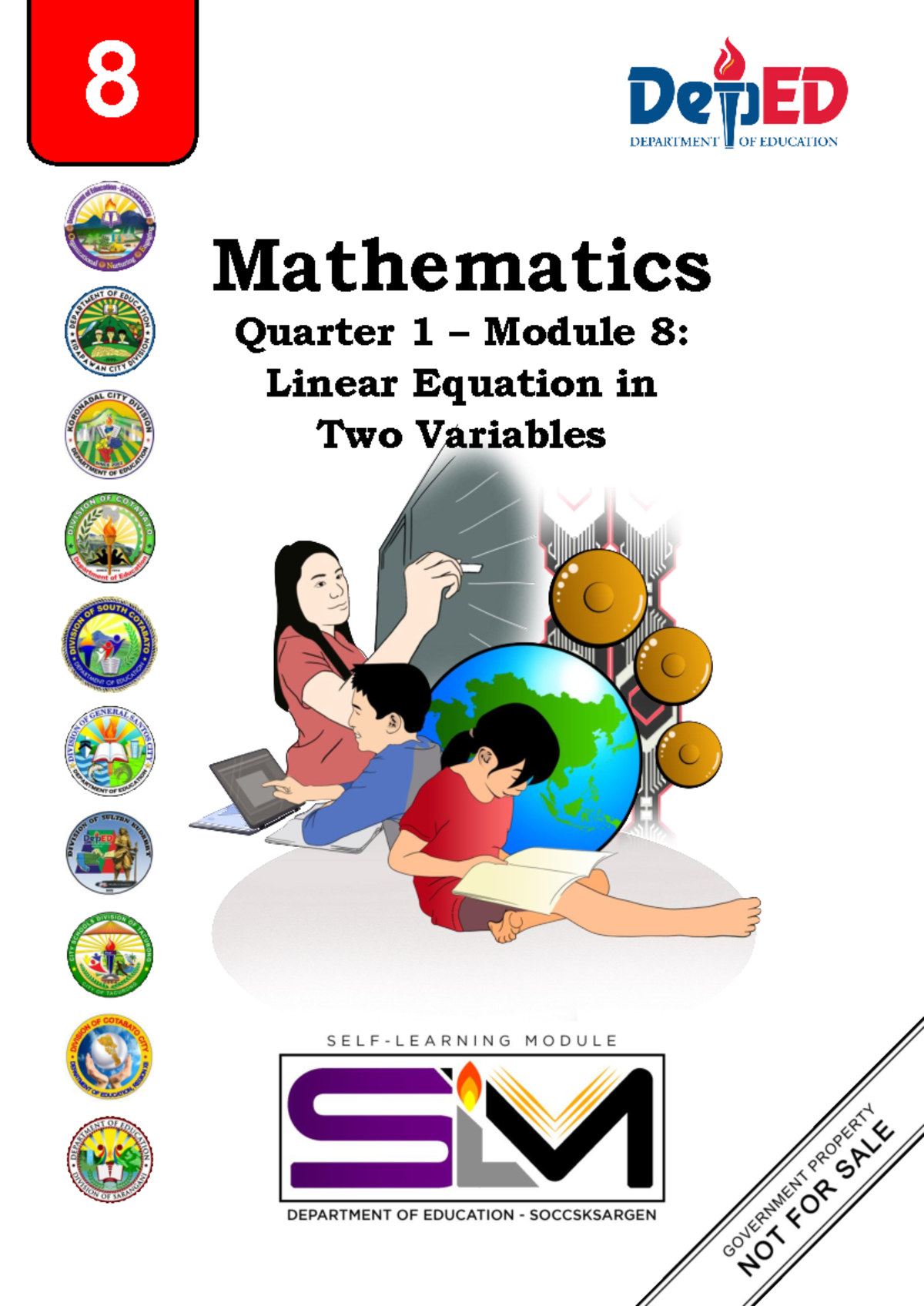 Math 8 Q1 Module 8: Linear Equations in Two Variables SLM - Studocu