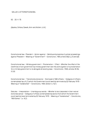 Re - Akoto - Summary - HOME [1961] 1&2 GHANA LAW REPORTS RE: AKOTO AND ...