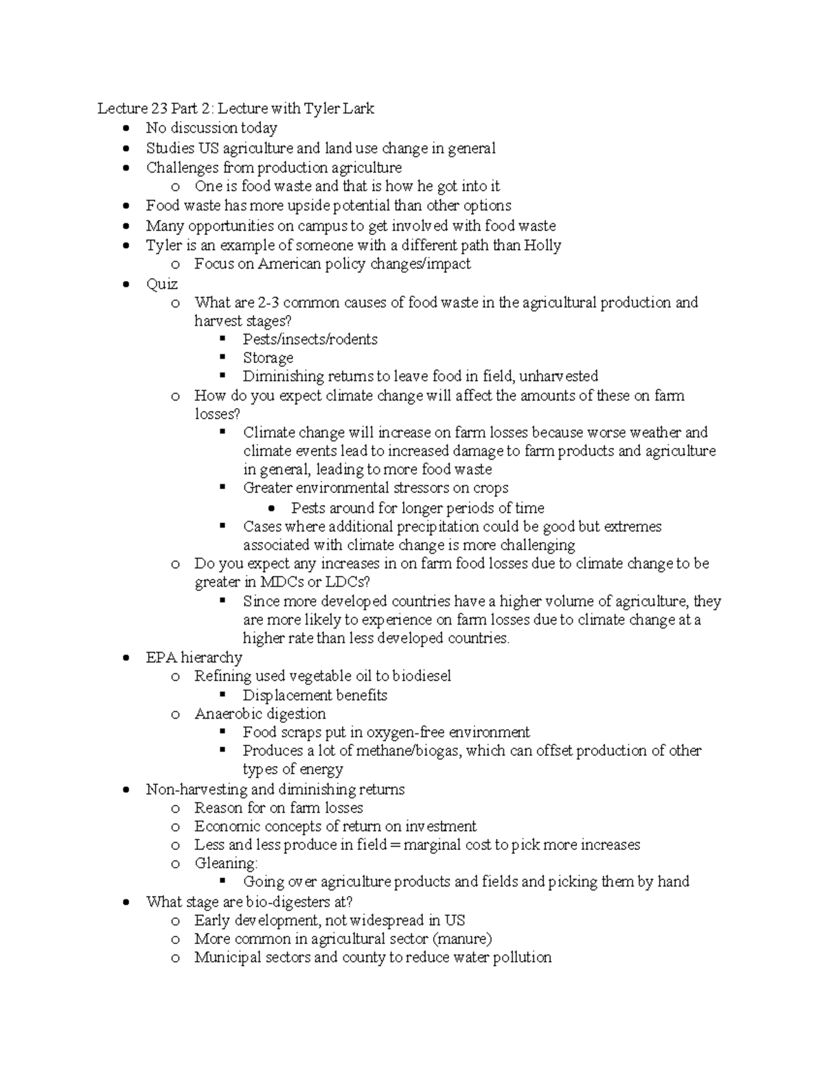 Geog 309 Lecture 23 Part 2 - Lecture 23 Part 2: Lecture with Tyler Lark ...