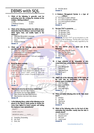 8Th sem internship report final BSc CSIT - Chapter 1 – Introduction 1 – Introduction to the ...