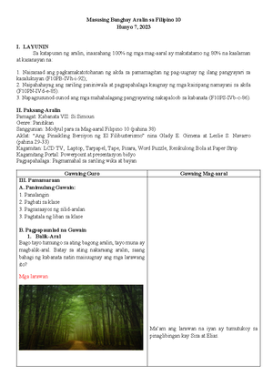 Q4 LE Science 7 Lesson 3 Week 3 - IMPLEMENTATION OF THE MATATAG K TO 10 CURRICULUM 7 Lesson ...