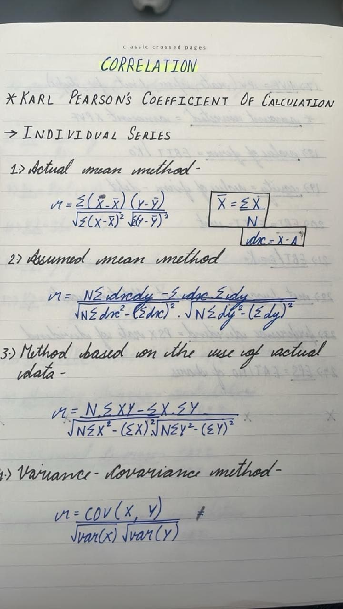 Statistics Formulas: Correlation, Regression, and Probability Concepts ...
