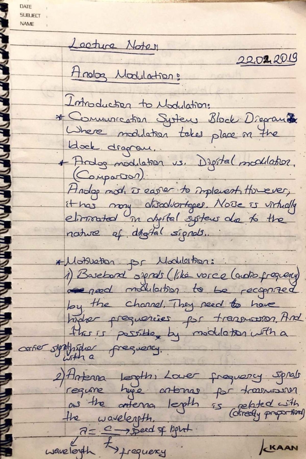 Analog Modulation Notes for Course Code: PM Modukv11 - Studocu