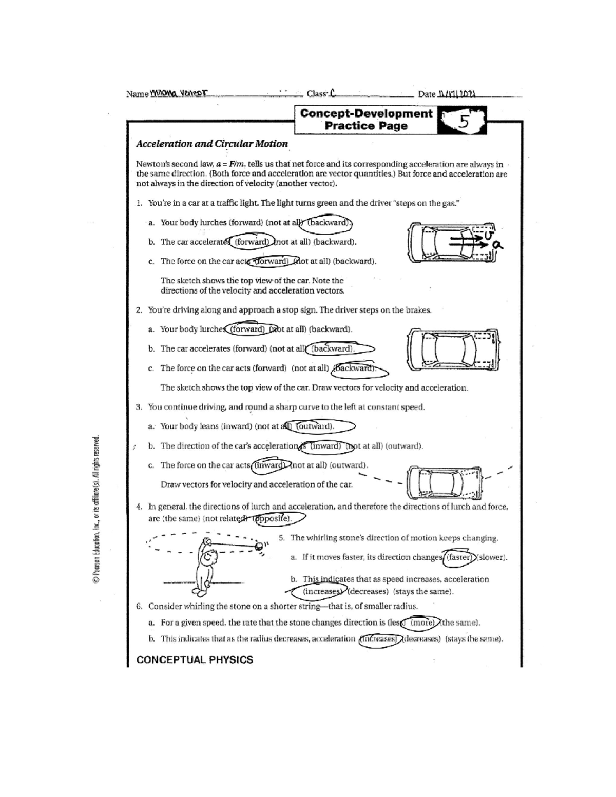 Physics 101: Concept Development Insights - Semester One - Studocu