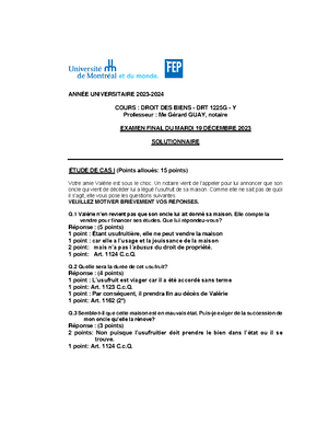 UdeM - Université de Montréal - Studocu