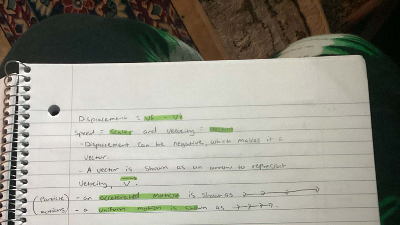 Displacement and Velocity Analysis: Study Notes for Course XYZ123 - Studocu