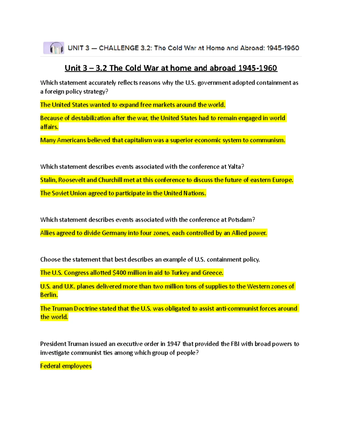 Sophia Pathways U.S. History II Unit 2 Milestone 2 - Unit 2 – Milestone ...