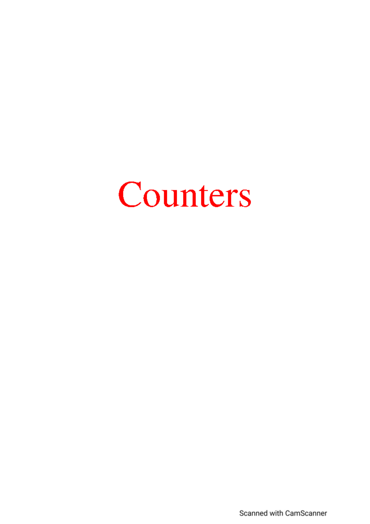 MOD 10 Synchronous Counter Design: 3-Bit T Flip-Flop Steps - Studocu