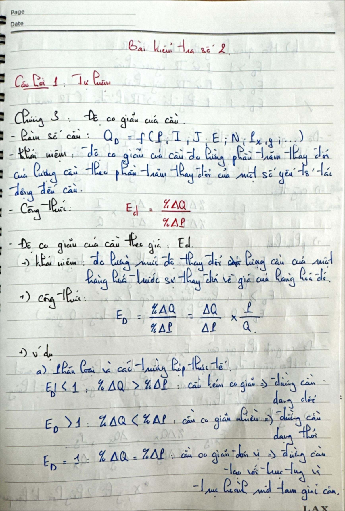 Final Exam Notes for Course 40: Economic Theory and Practice - Studocu