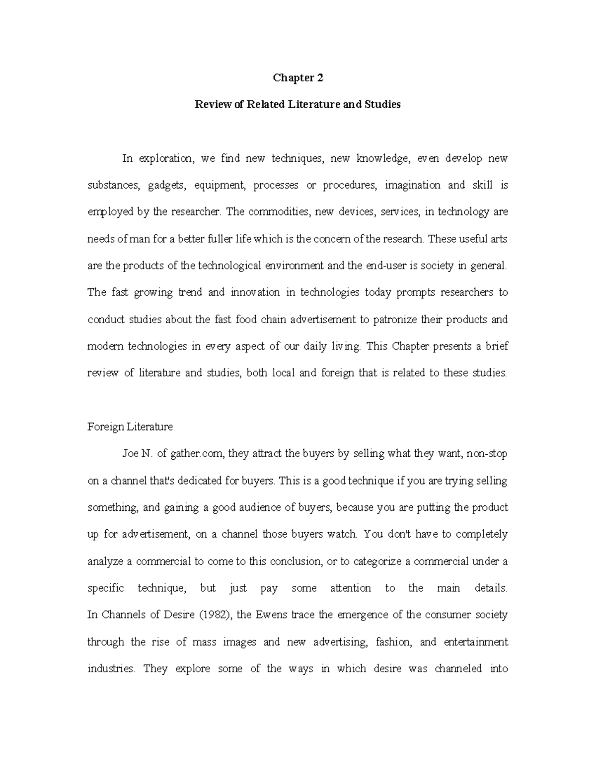 RRL Example - PR2 - Chapter 2 Review of Related Literature and Studies ...