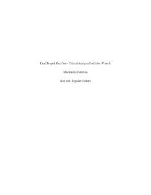[Solved] or this activity you will write a short paper introducing ...
