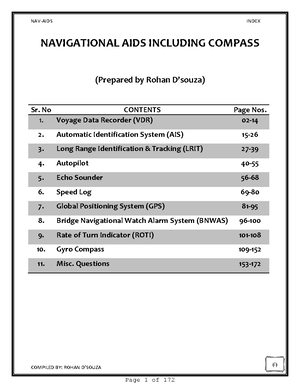 Colregs Rule 1- 38 - Table of Contents of the International Regulations ...
