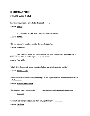 W9 Lesson 5 - Basic Concepts of Dance - Module - Physical Education and ...