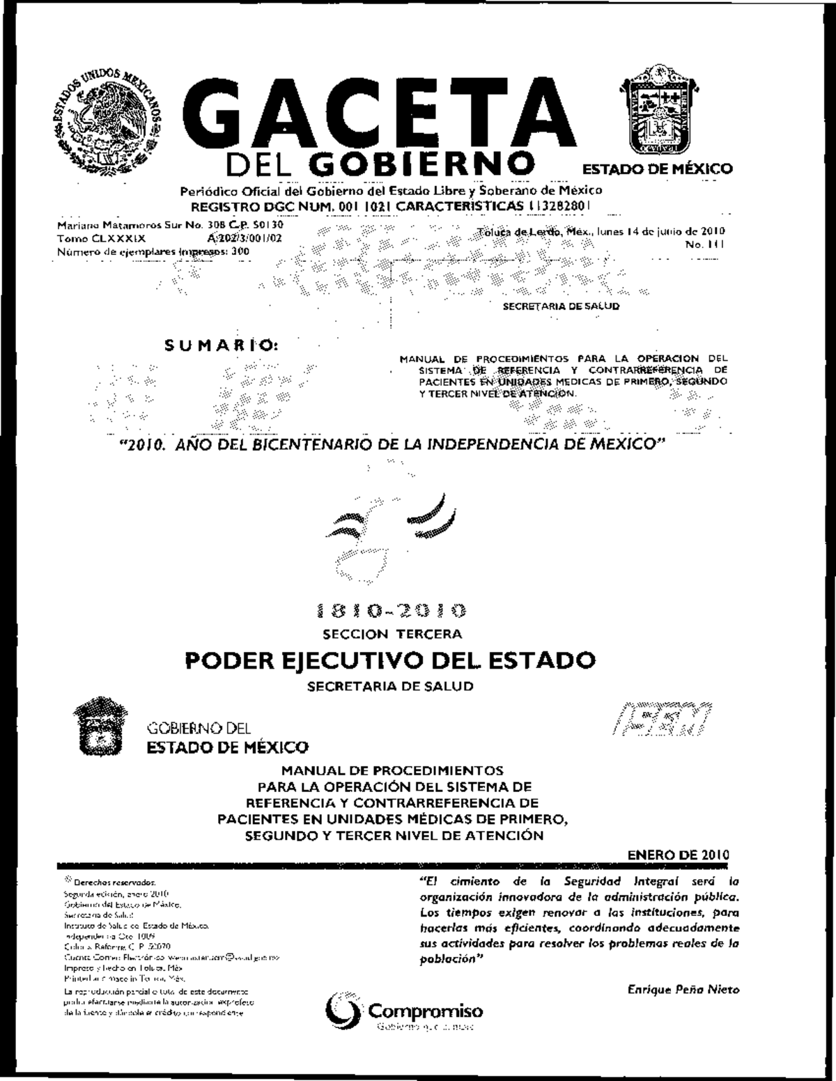 Manual de Procedimientos para el Sistema de Referencia y ...