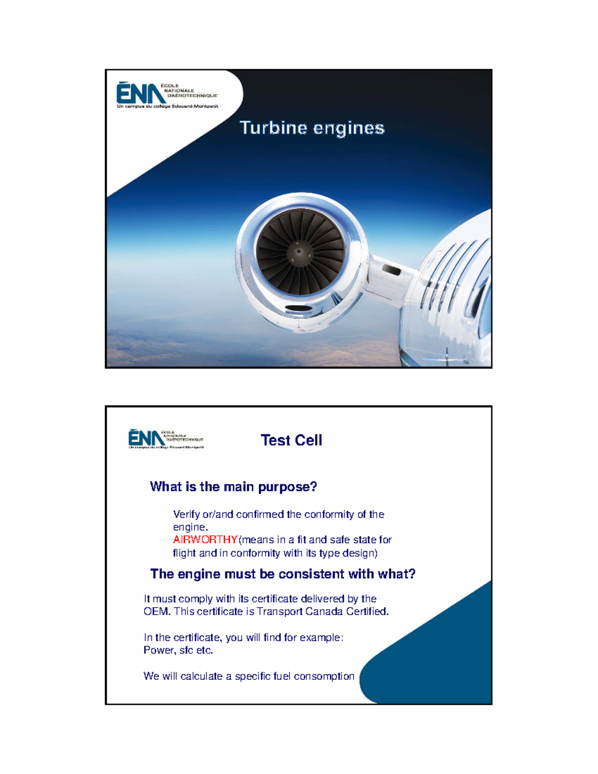 Test Cell Analysis: Engine Conformity & Performance Evaluation (3-CON ...