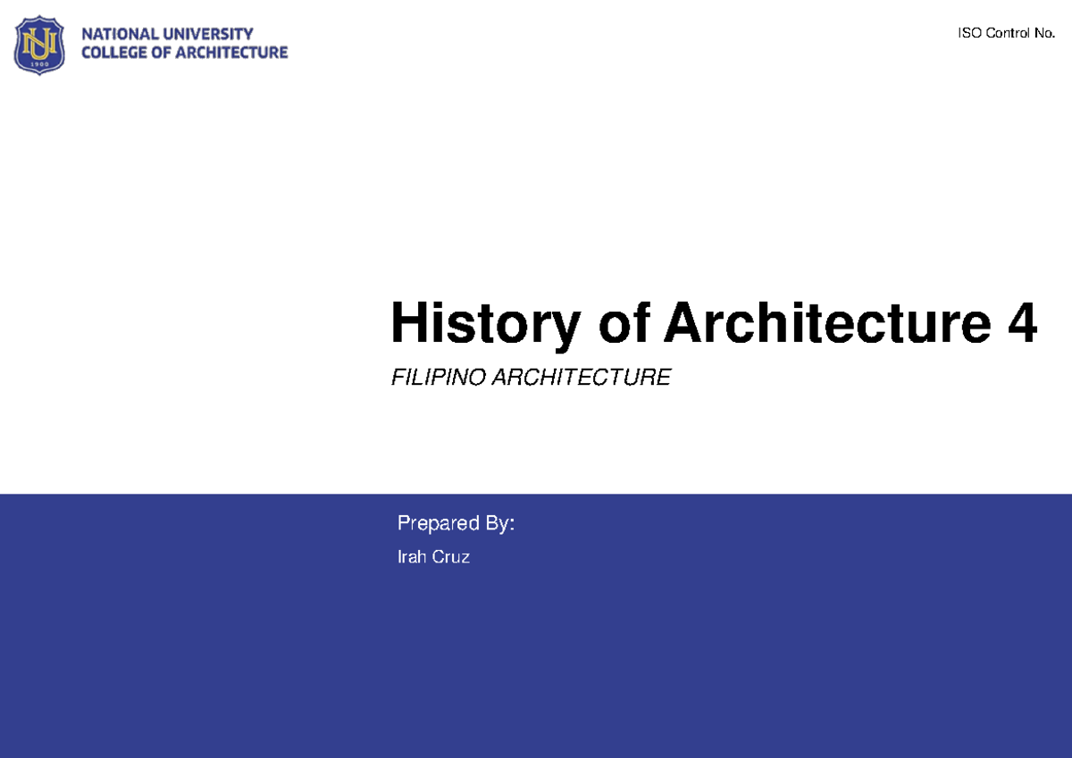 History of Architecture 4: Philippine Islamic Architecture Overview - Studocu