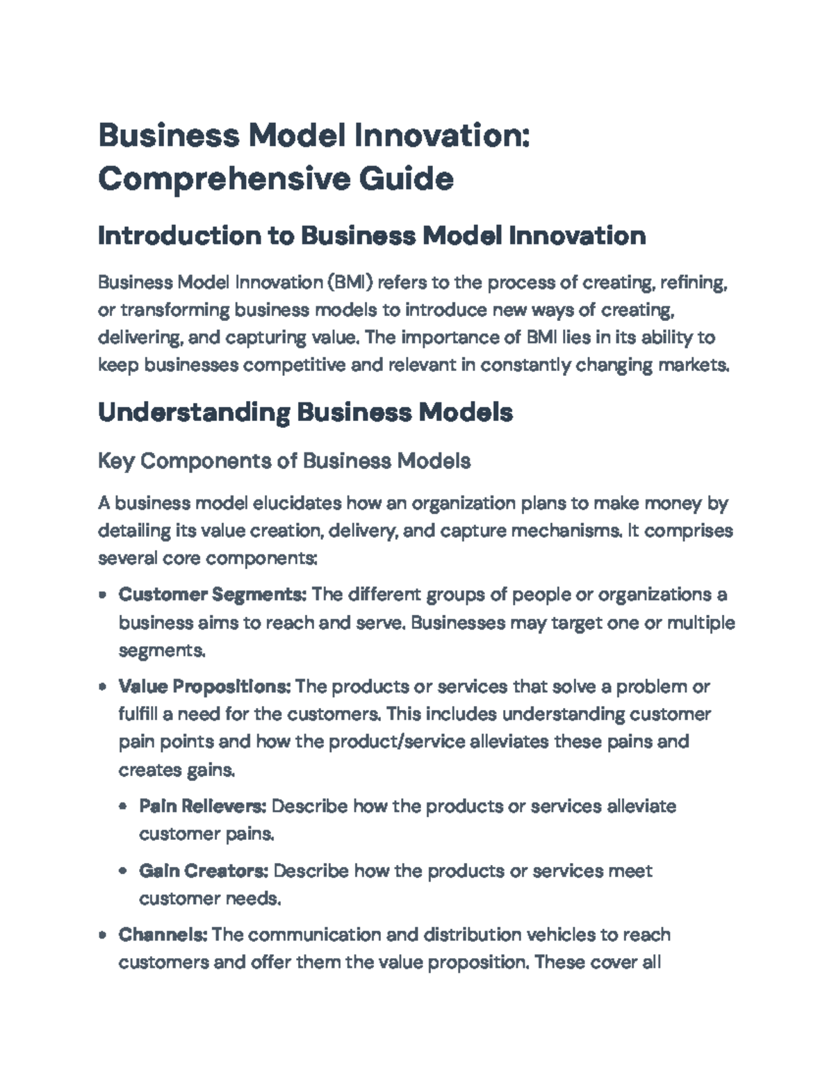 Business Model Innovation: Comprehensive Guide and Strategies ...