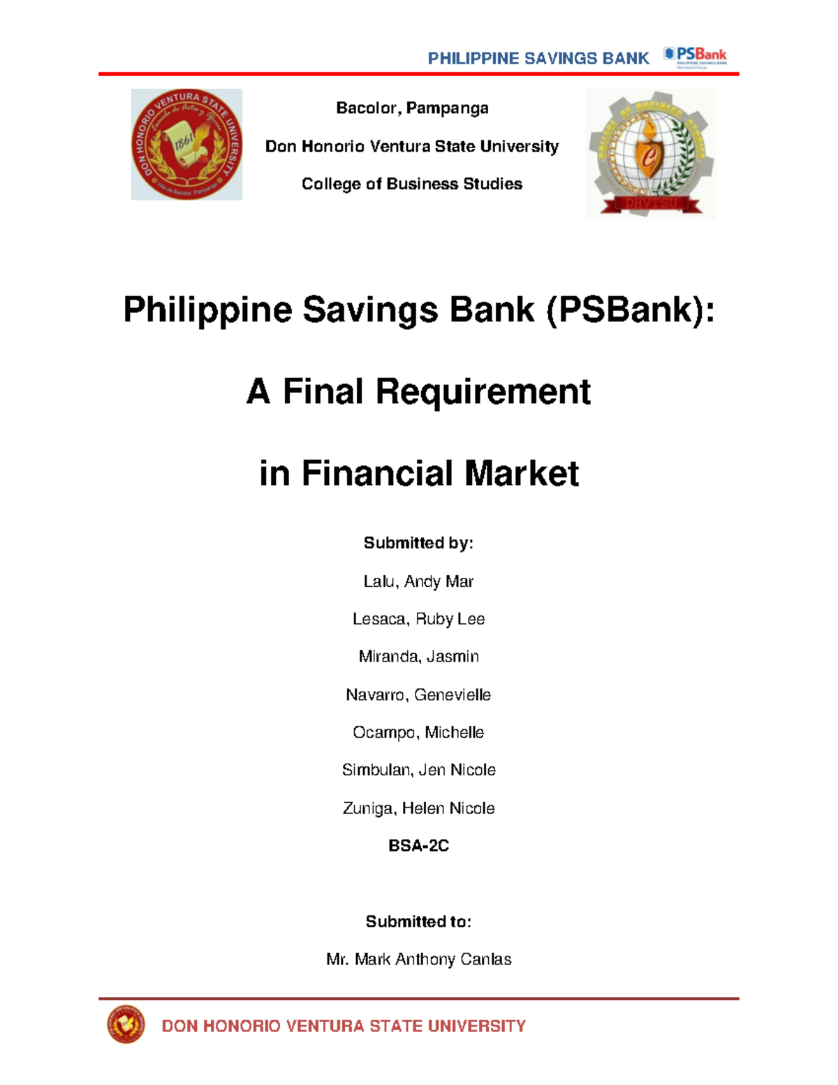 PSBank Case Study: In-Depth Business Analysis & Financial Overview ...