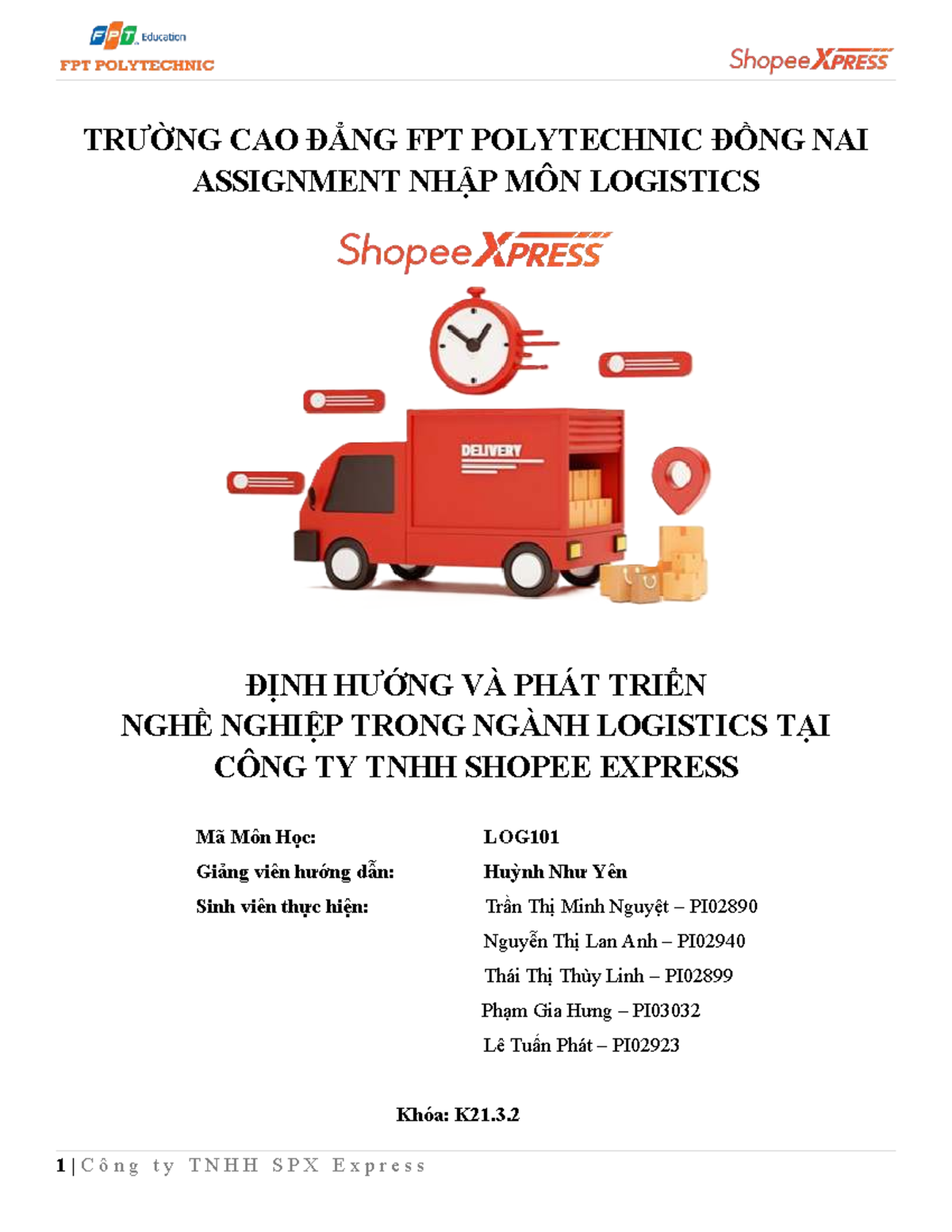 LOG101 - Nhập Môn Logistics: Định Hướng Nghề Nghiệp Tại Shopee Express ...