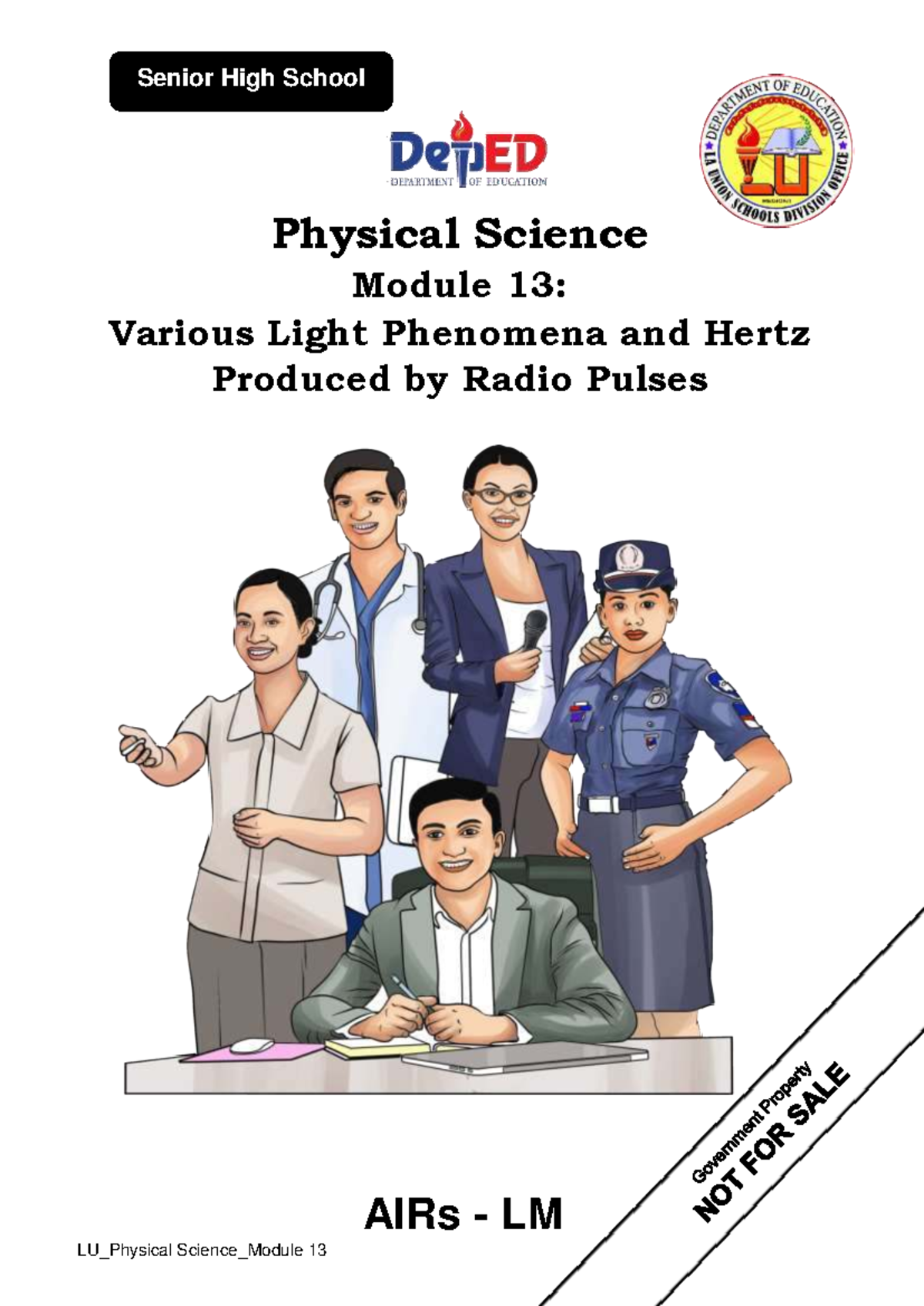 LU_Physical Science_Module 13: Light Phenomena & Radio Pulses - Studocu