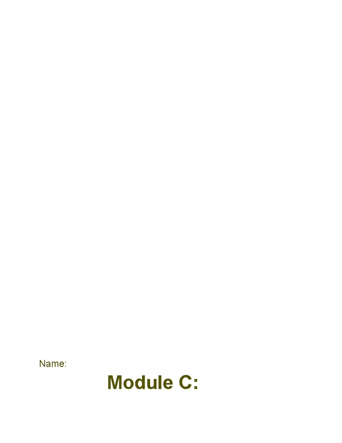 Module C: The Craft of Writing Year 12 Standard English Booklet 2024 ...