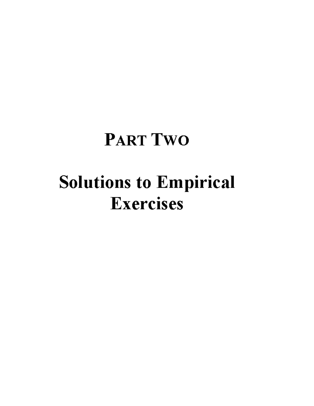 Stock & Watson: Solutions to Empirical Exercises (Chapters 3-8) - Studocu
