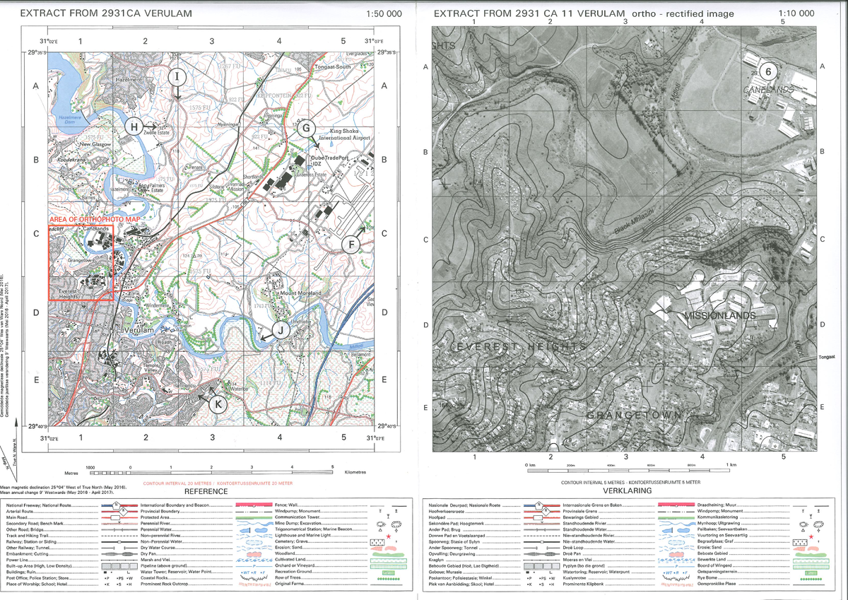 Verulam Map Overview - 2931CA Ortho-Rectified Image Analysis - Studocu