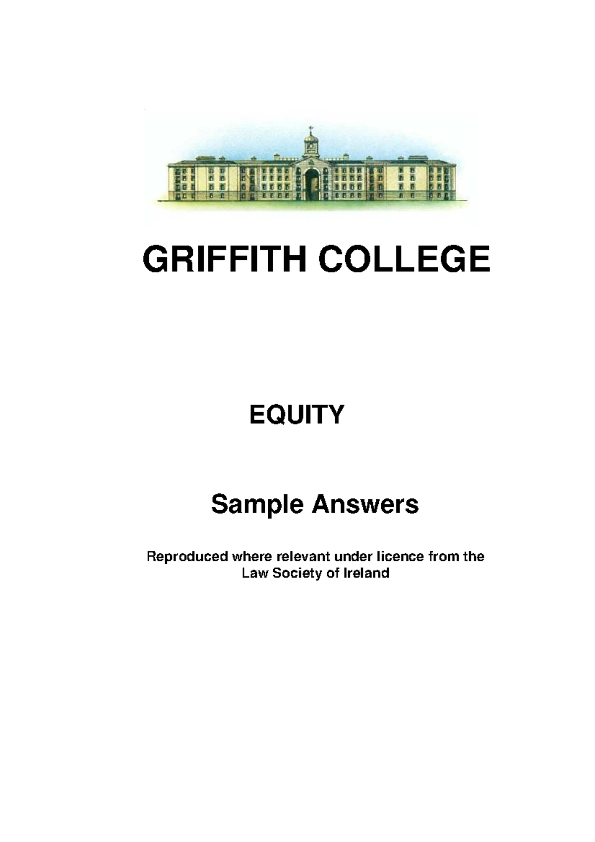 Equity and Trusts Exam Past Papers - LW 2023 - Maynooth University ...