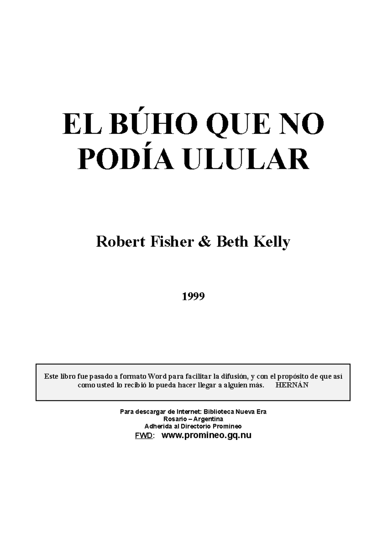 El búho que no podía ulular: Resumen y Reflexiones sobre la Fábula ...