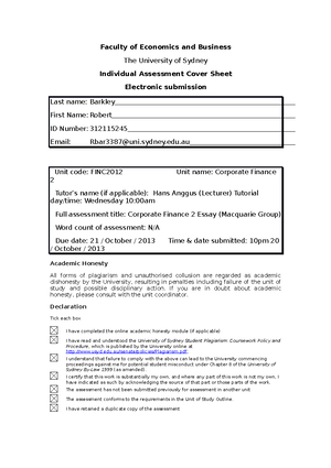 FINC2012 Sample Final Exam (202102) - FINC2012 Sample Final Exam ...