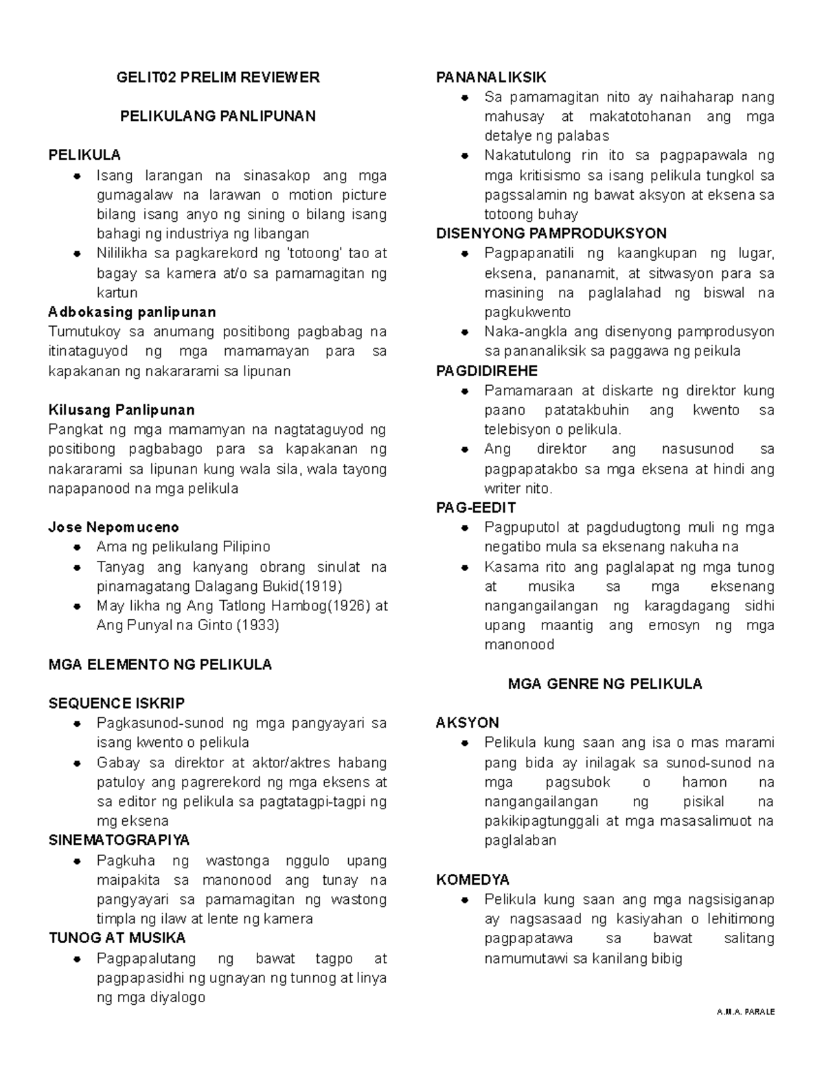 Gelit 02-Prelim-Reviewer - GELIT02 PRELIM REVIEWER PELIKULANG ...