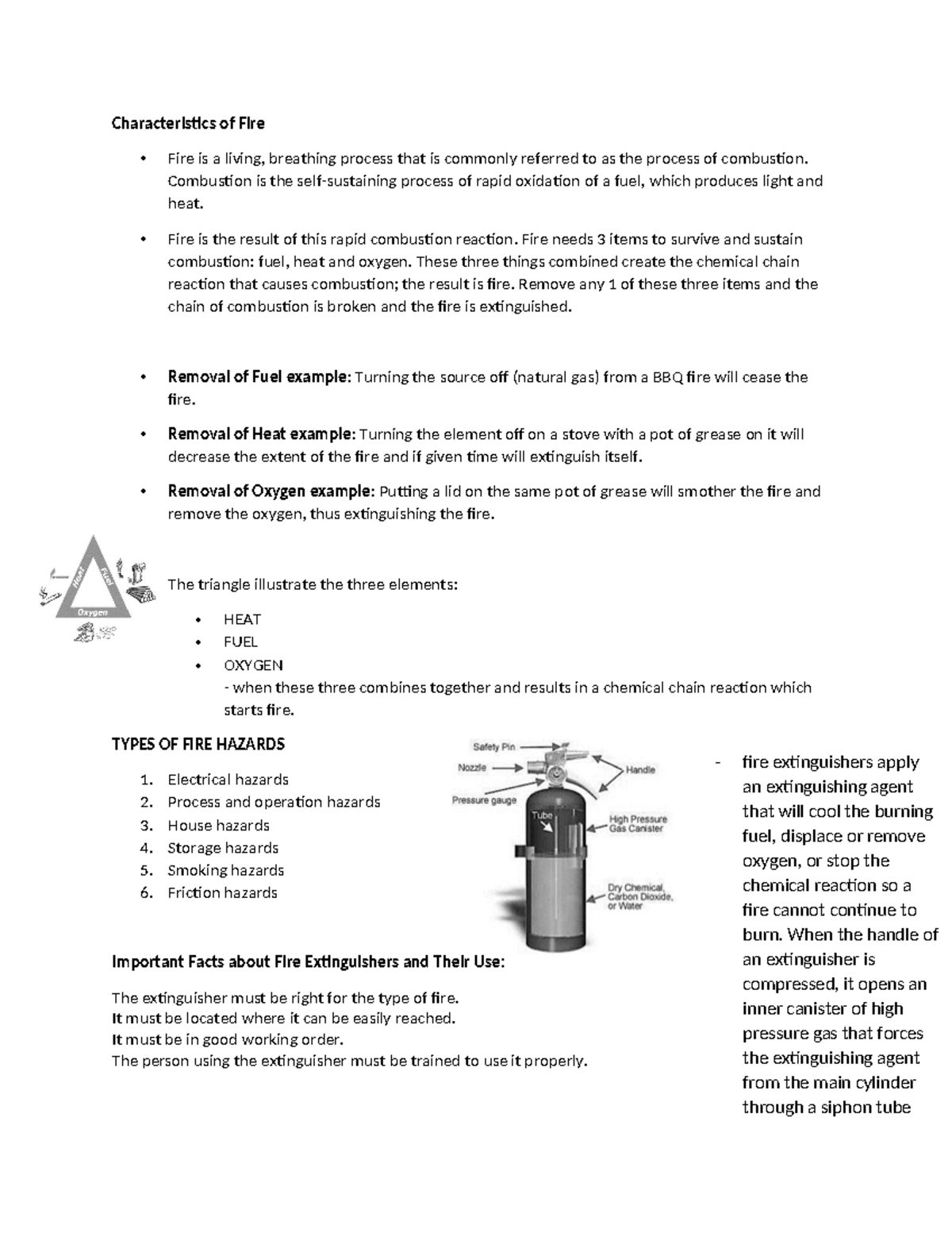 Fire Characteristics and Extinguishing Techniques: Essential Safety ...