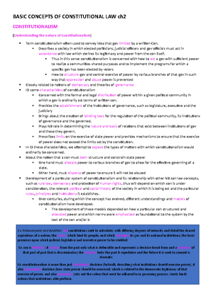 Worksheet ONE constitutional law structures 2025 - WORKSHEET ONE: TOPIC ...