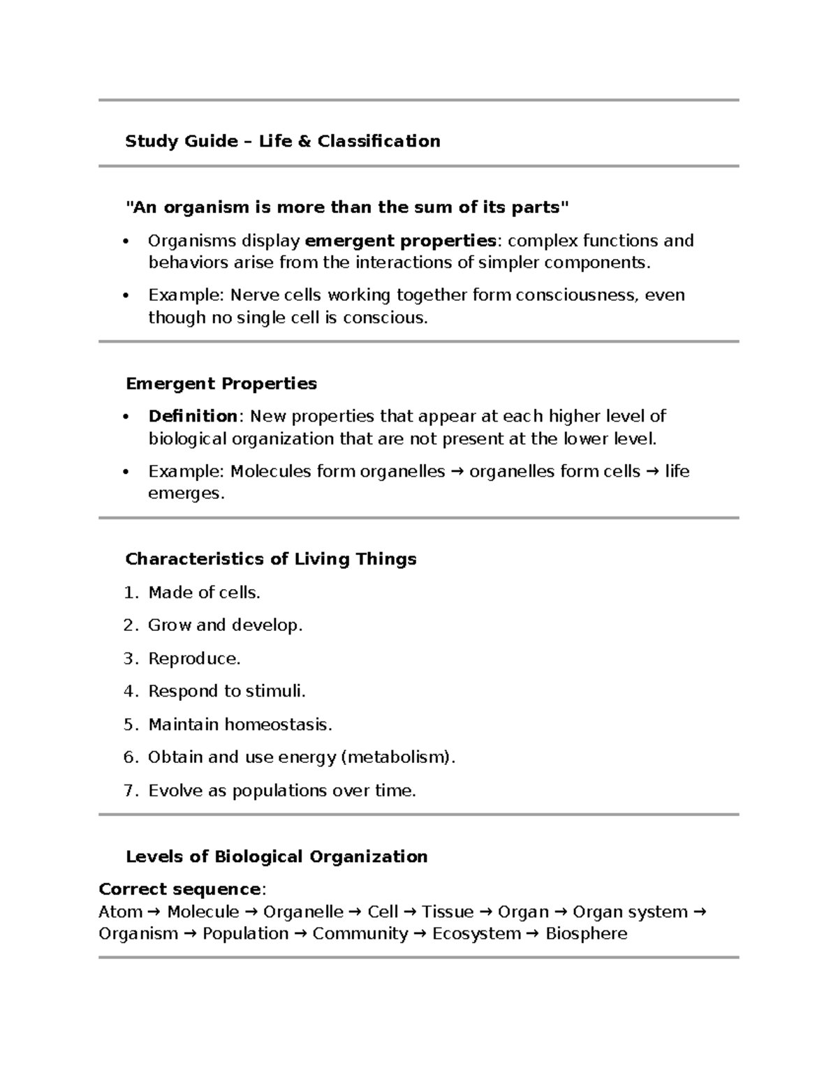 Photosynthesis and Cellular Respiration Study Guide (Bio 101) - Studocu