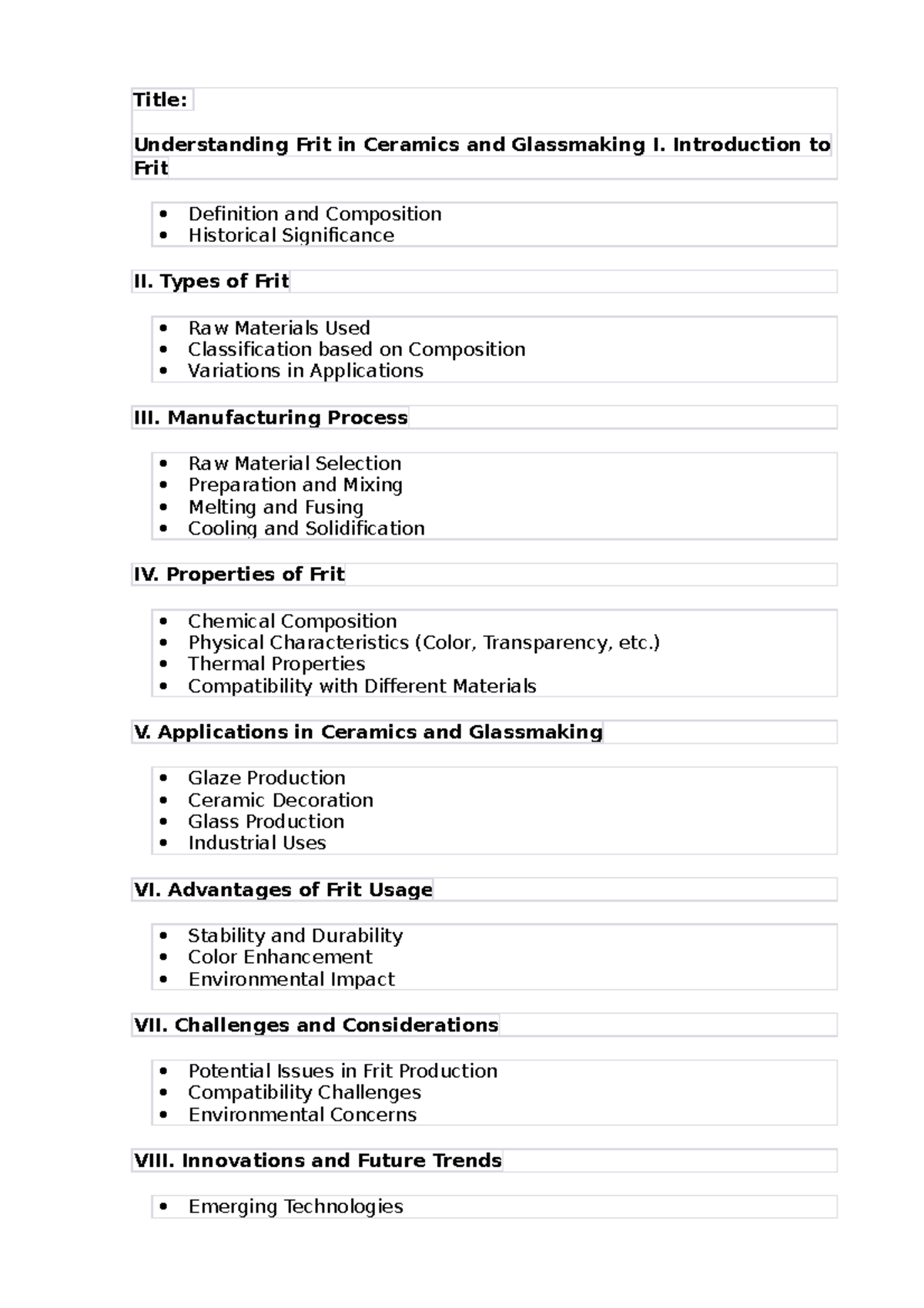 Frit - Understanding about frit - Title: Understanding Frit in Ceramics ...