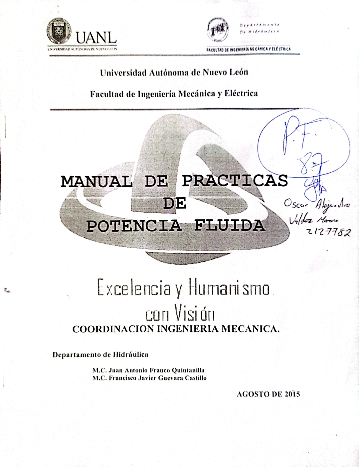 Portafolio DE Prácticas LAB Potencia Fluida - Potencia Fluida Y Laboratorio - LABORATORIO ...