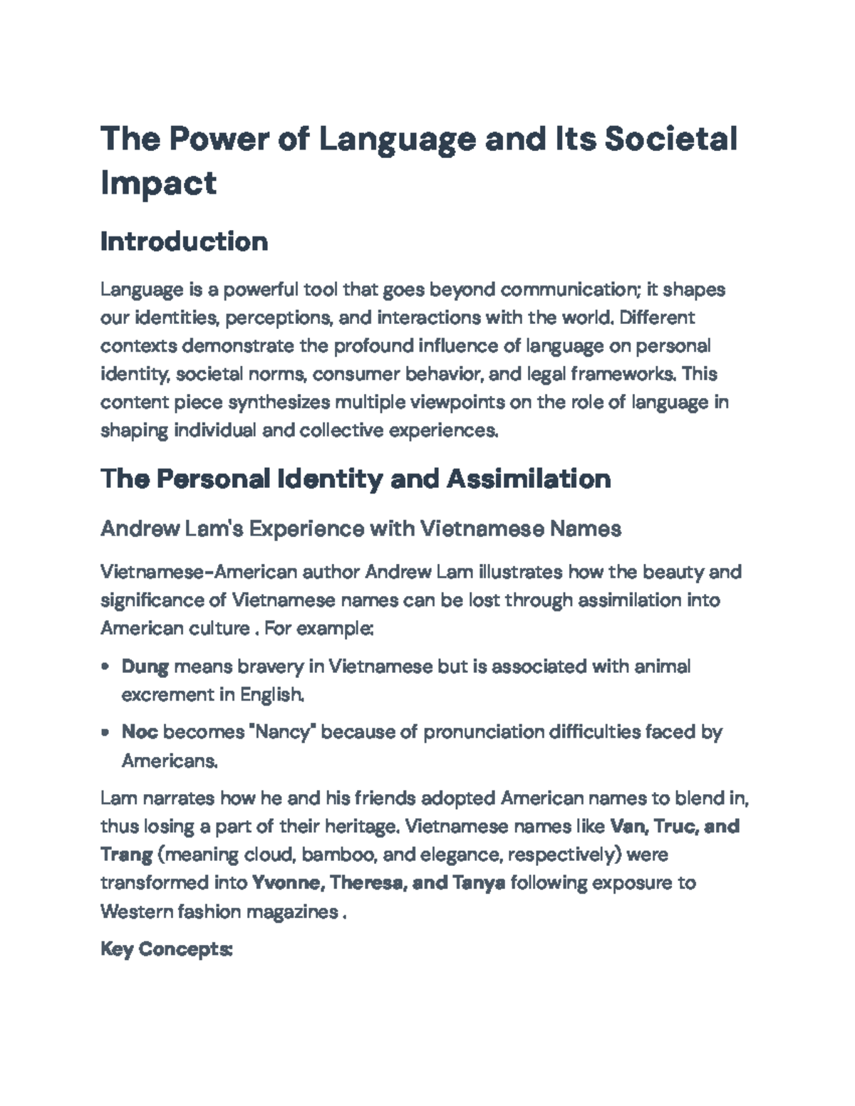 The Power of Language: Impact on Identity, Society & Consumer Behavior ...