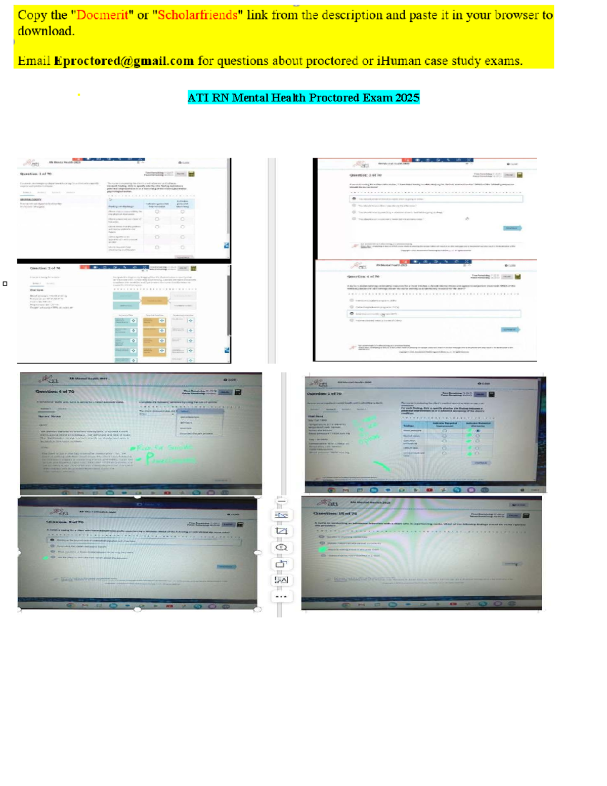 ATI RN Mental Health Proctored Exam 2025: Key Concepts & Practice Questions - Studocu