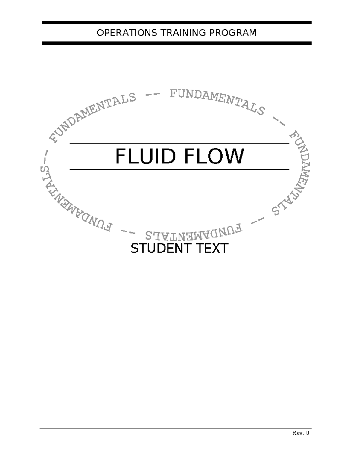 20651432 Fluid Flow Student Guide for Operations Training - STUDENT ...