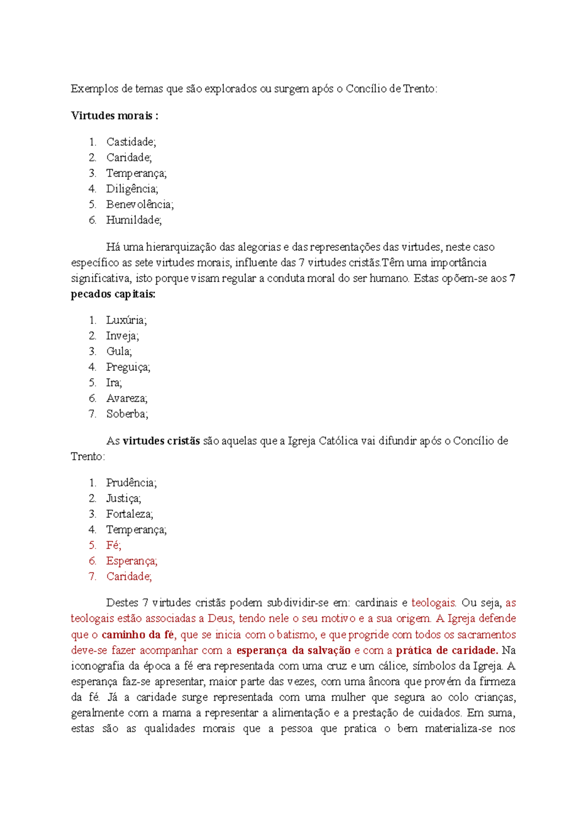 ACR 20 - Arte e Contra Reforma - Exemplos de temas que são explorados ...