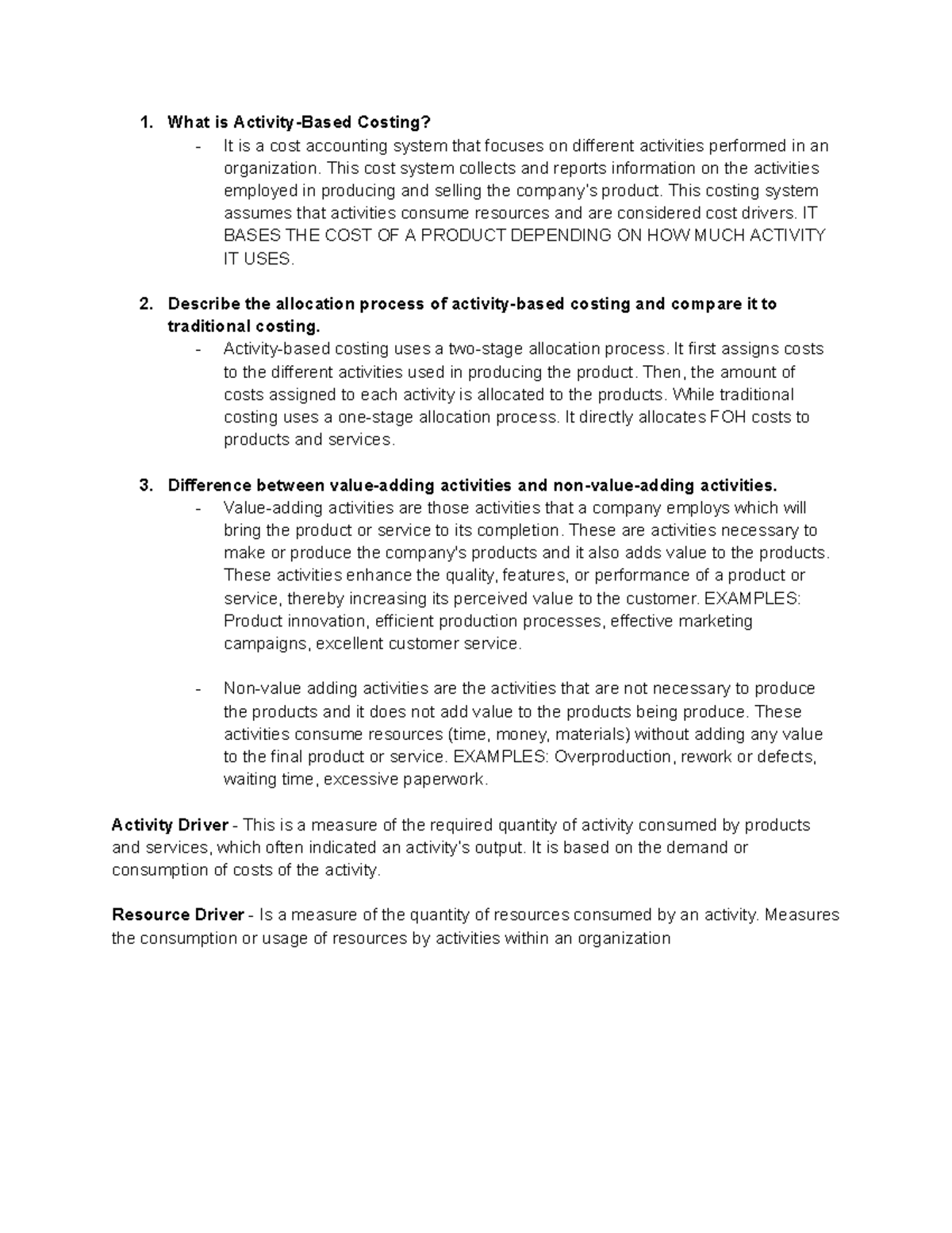 Activity-Based Costing Overview and Analysis: Key Concepts Explained ...