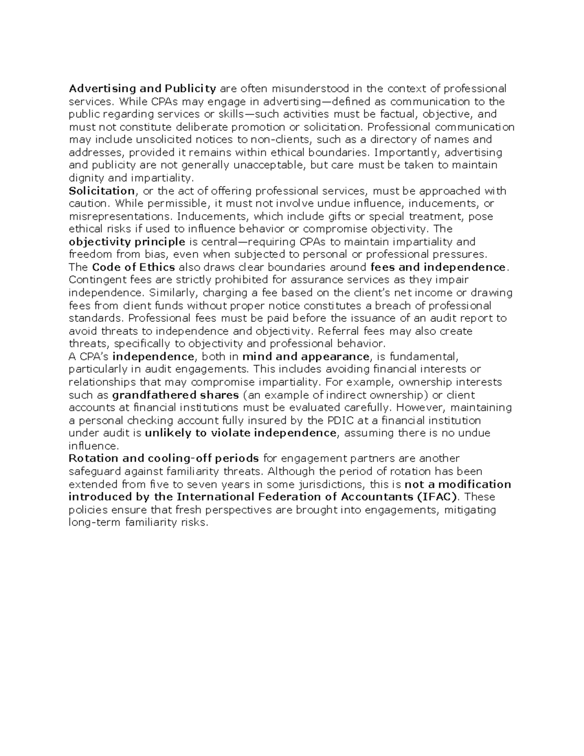 At7 - Essay on Advertising, Publicity, and Ethics in Professional ...