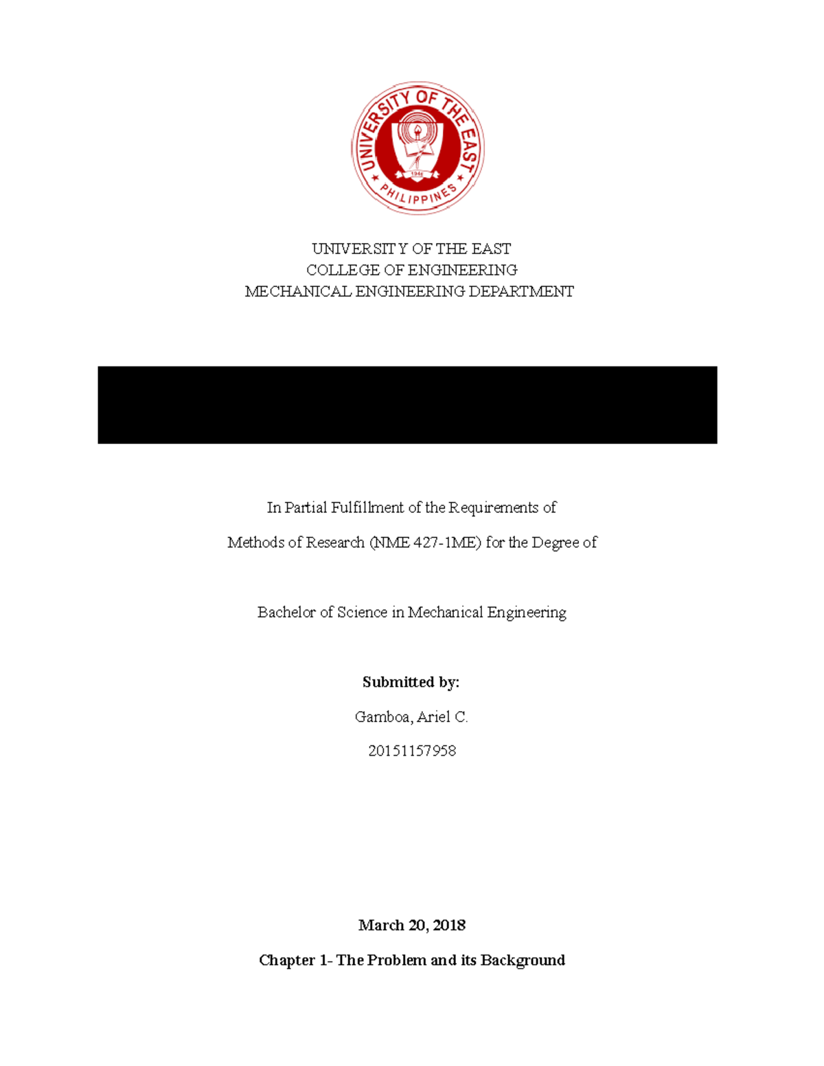 Methods of Research - Customization and Fabrication of Muffler Design ...