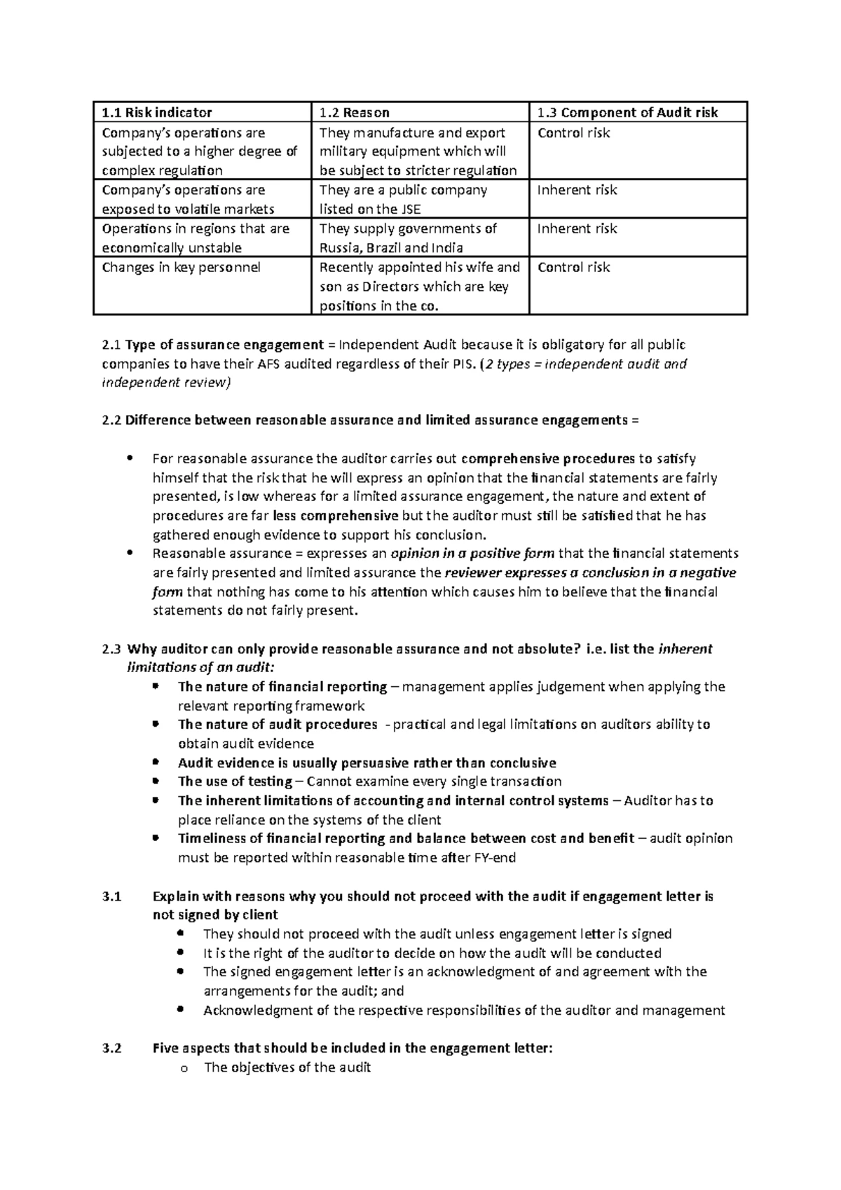AUE2601-Exam May June 2022 Attempt review 2 - Started on Friday, 10 June 2022, 3:19 PM State ...