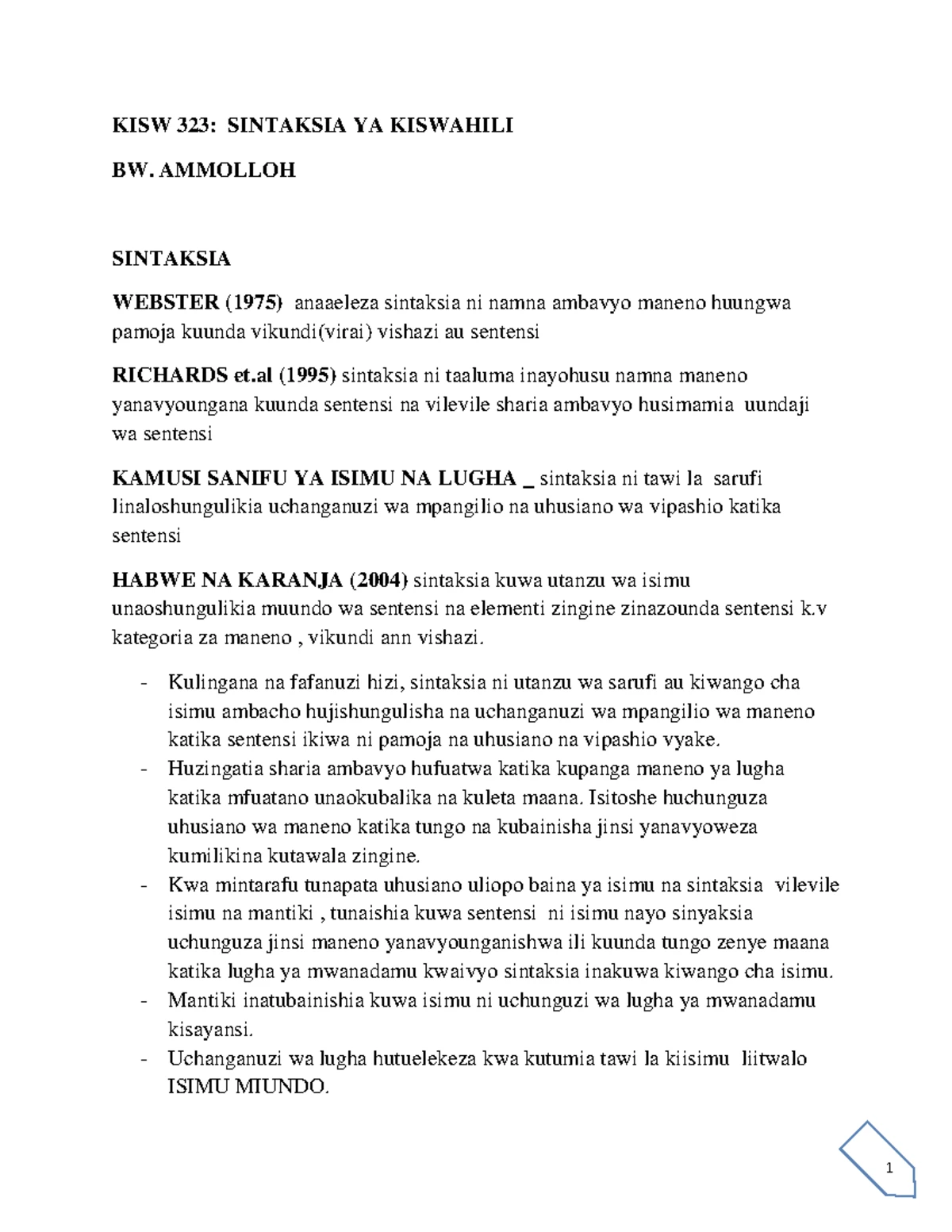 Ushairi wa kiswahili - UHURU WA MSHAIRI Mshairi ana uhuru wa kutumia ...